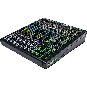 Mackie ProFX12v3 12 Channel Professional Effects Mixer with USB Bundle with Audio-Technica ATH-M20X Professional Monitor Headphones, Deco Gear Microfiber Cleaning Cloth and 1 Year Extended Warranty