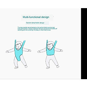 Baby Walking Harness - Handheld Kids Walker Helper - Toddler Infant Walker Harness Assistant Belt (Cherry Blosso mMesh)