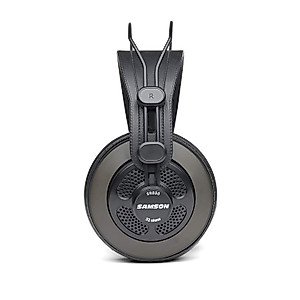 Samson Podcasting Kit with Q2U USB/XLR Dynamic Microphone, SR850 Studio Headphones and MBA28 Desktop Boom Arm Stand,Grey