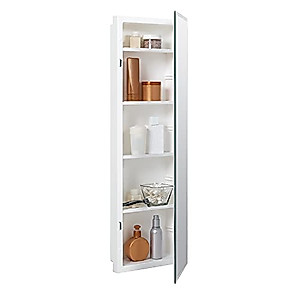 American Pride, 12 x 36 in, Frameless Beveled Mirror Medicine Cabinet, 12 in. x 36