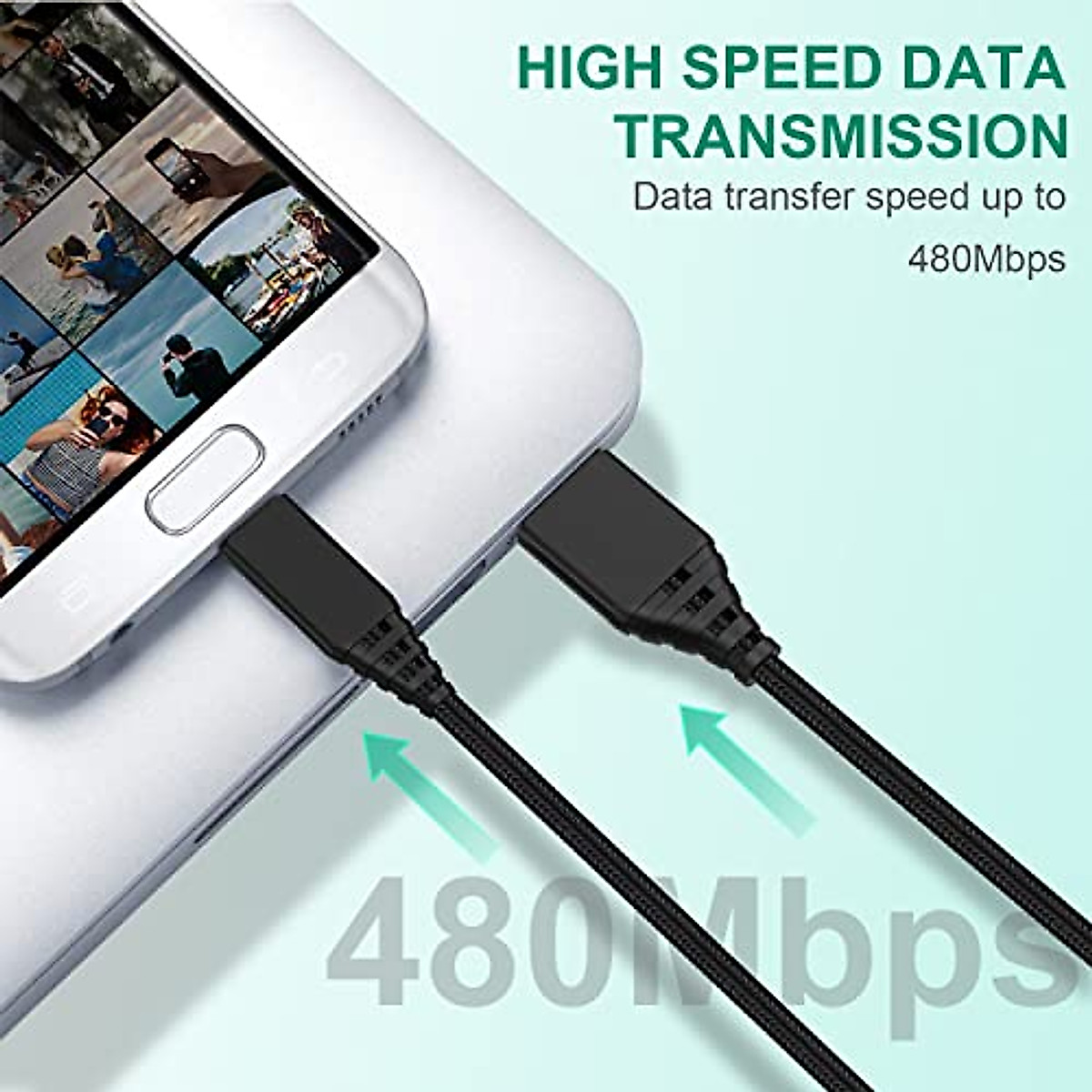 Charger Cord for Motorola Moto G5 G5S G4 E5 E4 C Plus E6 E5/Play/Cruise/Supra,Samsung Galaxy J5 J7 J3 A6 J2,Fast Charge Charging Wire,Micro USB Phone Power High Speed Data Cable 3FT 6FT 6FT 3Pack