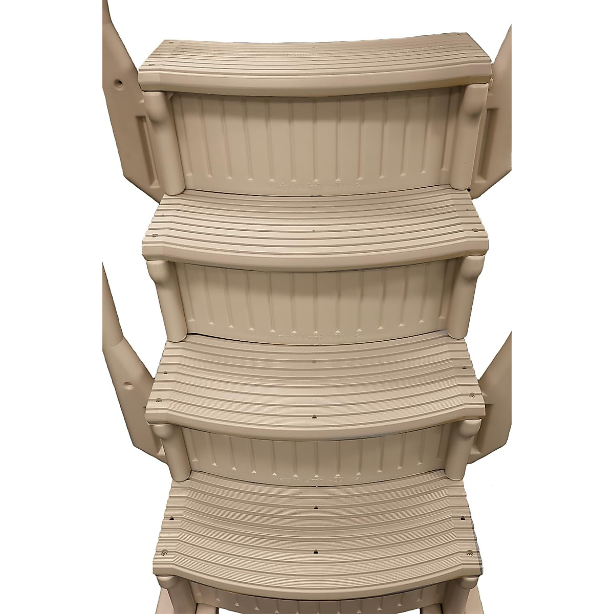 Confer Plastics Drop in Above Ground Pool Step with Warm Grey Treads