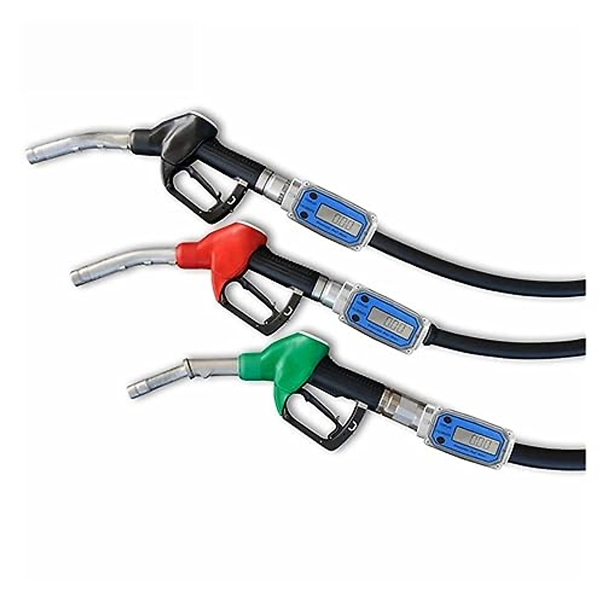 Flow Control Meter Digital Flow Meter, Flowmeter Gauge 1" NPT LED Digit Fuel Meter, PCB Flow Indicator Sensor Counter Used in Petroleum,Food, Etc.