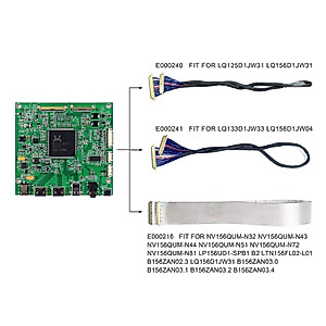 VSDISPLAY HD-MI Controller Board Work for 3840X2160 4K LCD Screen Display: NV156QUM-N32/N43/N44/ N51/N72/N81 LP156UD1 LTN156FL02 B156ZAN02 B156ZAN03 LQ125D1JW31 LQ156D1JW31 LQ133D1JW33 LQ156D1JW04