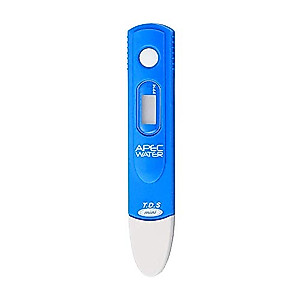 APEC Water Systems TDSMETER Water Quality TDS Meter Tester, 0 to 1999 Measurement Range for Better Accuracy, 1 ppm Resolution