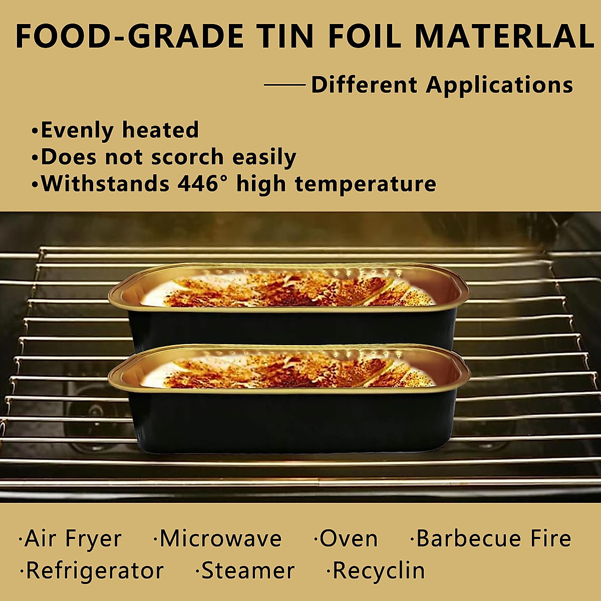 MJPCUAU 12Pack Mini Loaf Pans with Lids and Spoons, 6.8oz Disposable Rectangle Aluminum Foil Oven Cake Container, Baking Bread Muffin Dessert Tins for Family Gatherings and Picnics