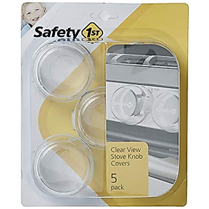 Safety 1st Child Proof Clear View Stove Knob Covers (Set of 5)