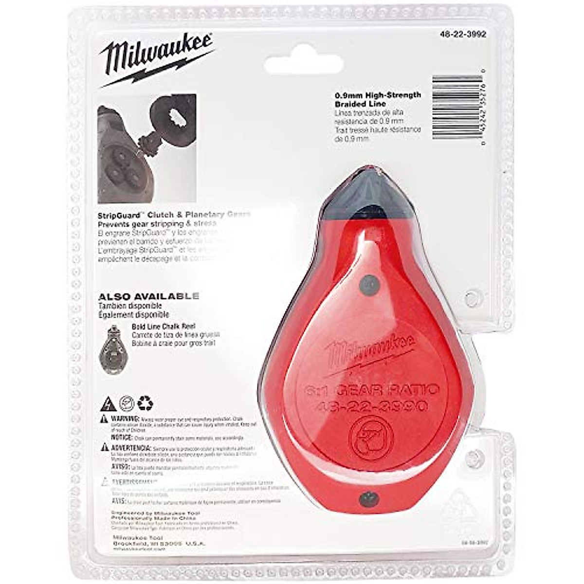 Milwaukee 48-22-3992 Chalk/Rl F in 100'Blu, 2 Piece Set