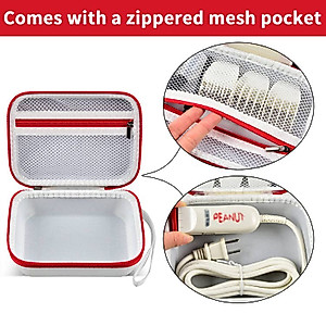 Case Compatible with Wahl Professional Peanut Hair and Beard Clipper Trimmer #8655 8685 8663 8331 08655-3901. Hair Clipper Organizer Holder for Attachment Comb,Oil,Blade Guard (Box Only)-White