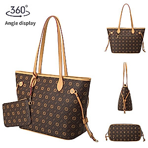 Tote Bags for Women fashion luxury large package 2 sets of two in one combination of women's bags shopping bags with small bags