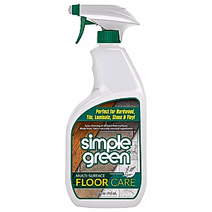 Simple Green Multi-Surface Floor Care - Cleans Hardwood, Vinyl, Laminate, Tile, Concrete and Other Wood - pH Neutral Floor Cleaner 32oz