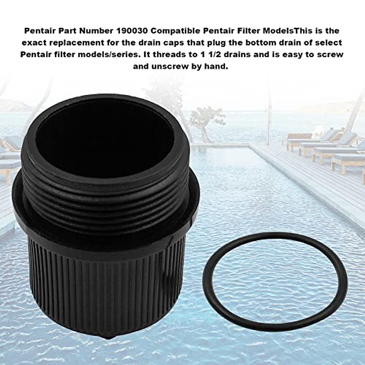 PERTF Filter Drain Plug 190030 Compatible with Pentair Pool and Spa Filter FNSP60 FNSP48 FNSP24 FNSP36 Parts