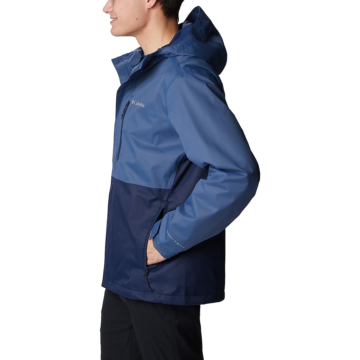 Columbia Men's Hikebound Jacket, Dark Mountain/Collegiate Navy, Medium