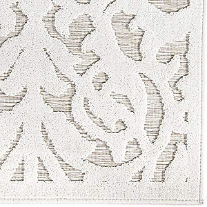 Orian My Texas House Boucle Lady Bird Made-to-Order Indoor/Outdoor Runner Rug, Natural Driftwood, 1'11" x 8'