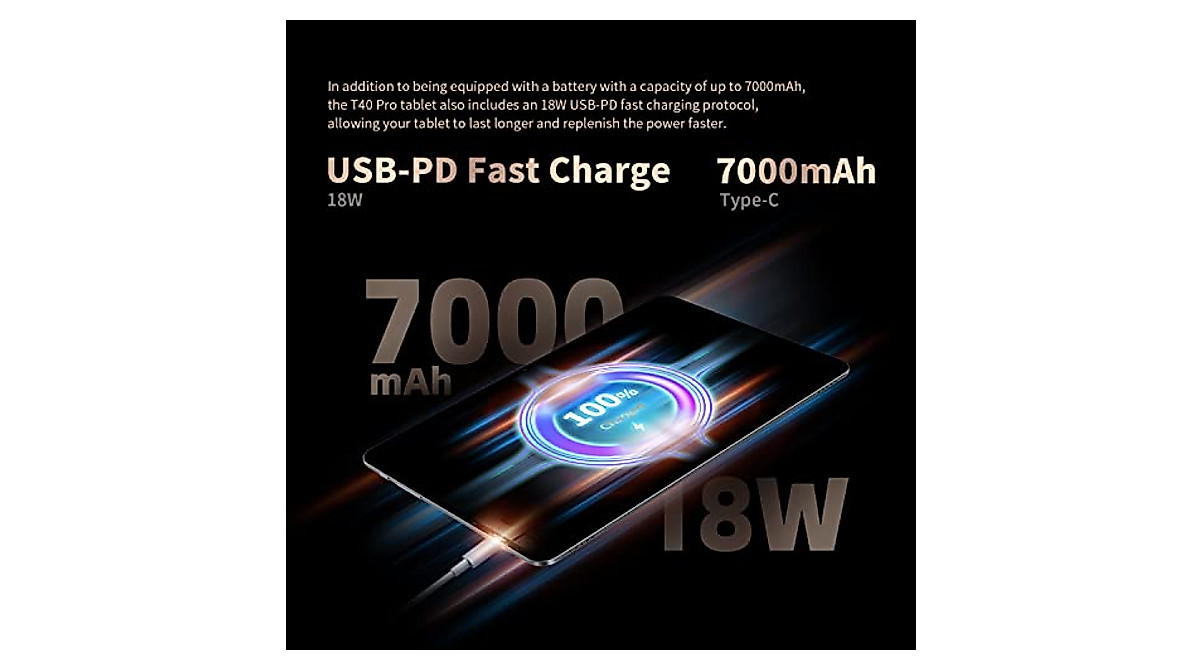 TECLAST 10.4" Gaming Tablet - Fast Charge, 8GB RAM