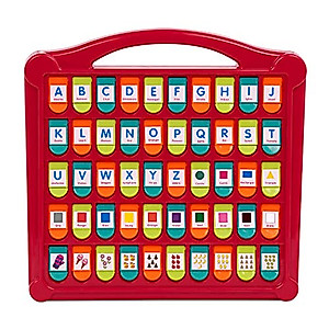 Battat – French Alphabet Toy For Learning – 50 Pop-Up Flaps – Letters, Words, Numbers, Colors, Shapes – Educational Toy For Toddlers, Kids – 3 Years + – Alphabet Cache-Cache