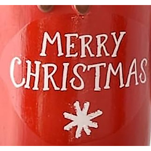 The Bridge Collection Merry Christmas Red Hot Cocoa Mug Ornament - Mug of Hot Chocolate Christmas Tree Ornaments - Comfort Food Ornament