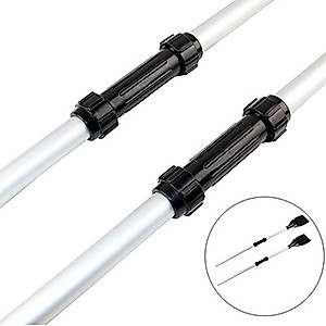 2pcs Paddle Connector Plastic Paddle Oars Shaft Connector Screw Joint Part Replacement for Inflatable Boat Kayak Canoe Paddles