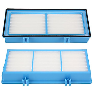 Nispira Total Air True HEPA Air Filter Replacement Carbon Compatible with Holmes AER1 Total Air Purifier HAPF30AT - 1.37” x 10” x 4.62” (2 HEPA Filters + 4 Carbon Filters)