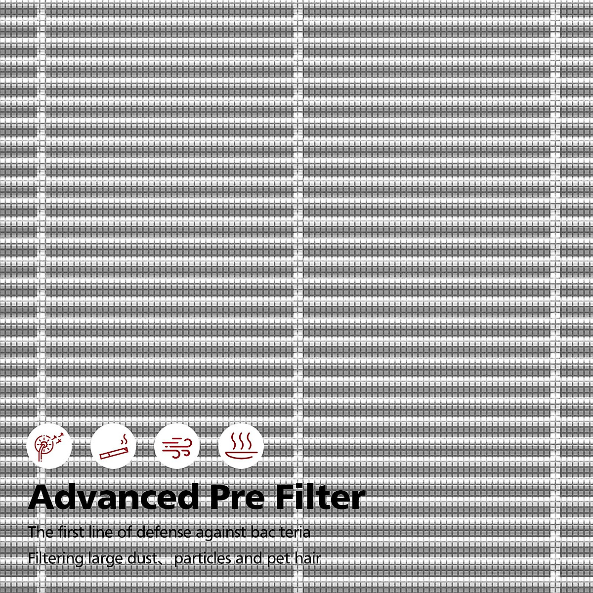 PM1240B & AP2 Air Filter Replacement Compatible with Priestley PM1240B and Airversa AP2 Purelle Air Purifier 3-Stage Powerful Filtration H13 True HEPA Filtering 99.97% Smoke, Odor, Particles, 4 Pack