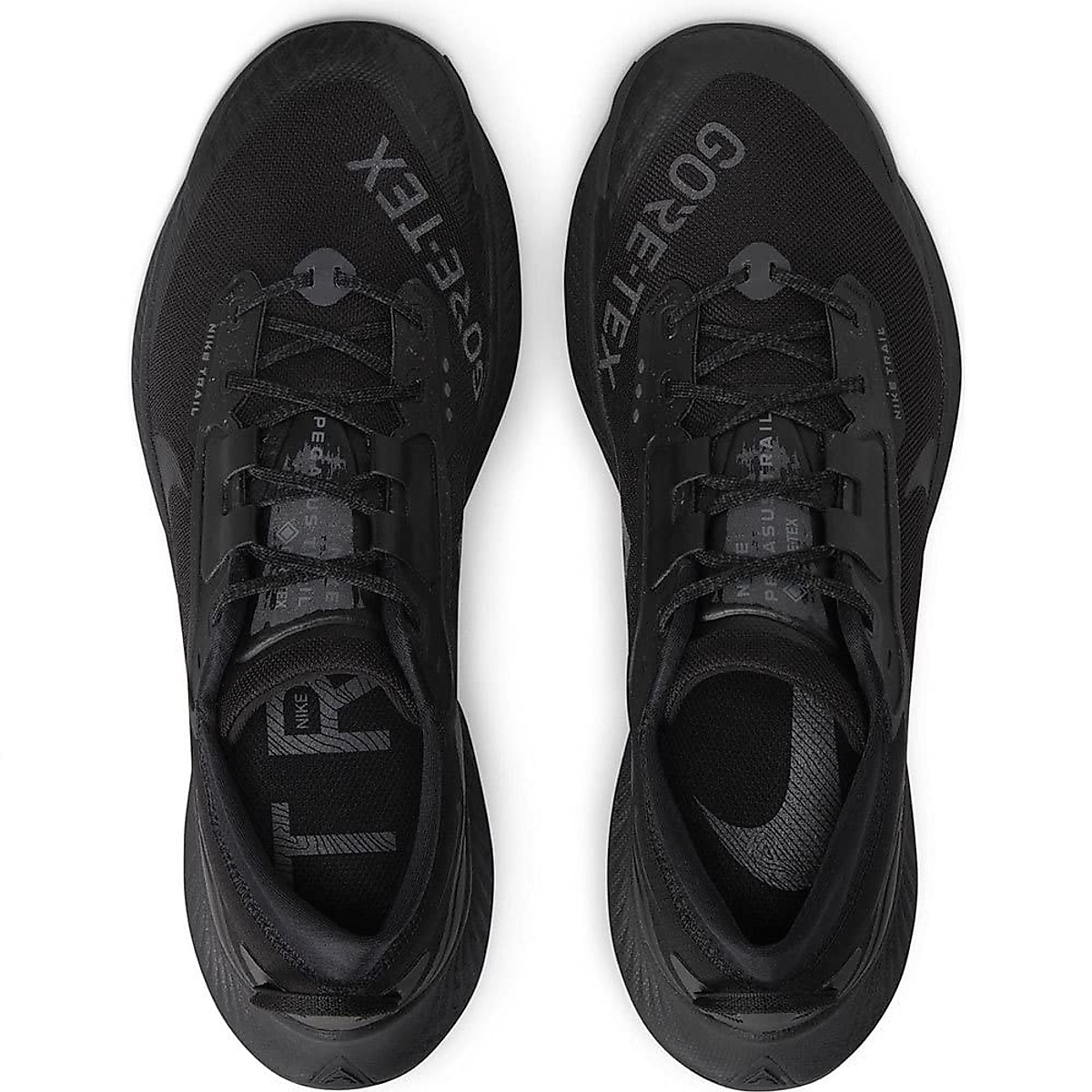 NIKE Men's Running/Jogging Walking Shoe, Black Black Dk Smoke Grey Iron, Large