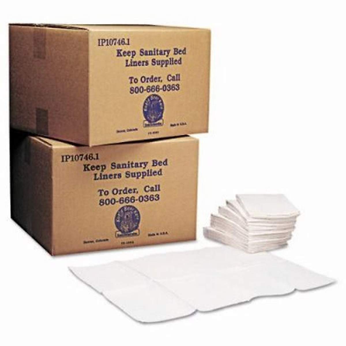 Koala Kare - Baby Changing Station Sanitary Bed Liners White 500/Carton "Product Category: Breakroom And Janitorial/Waste Receptacle Liners"