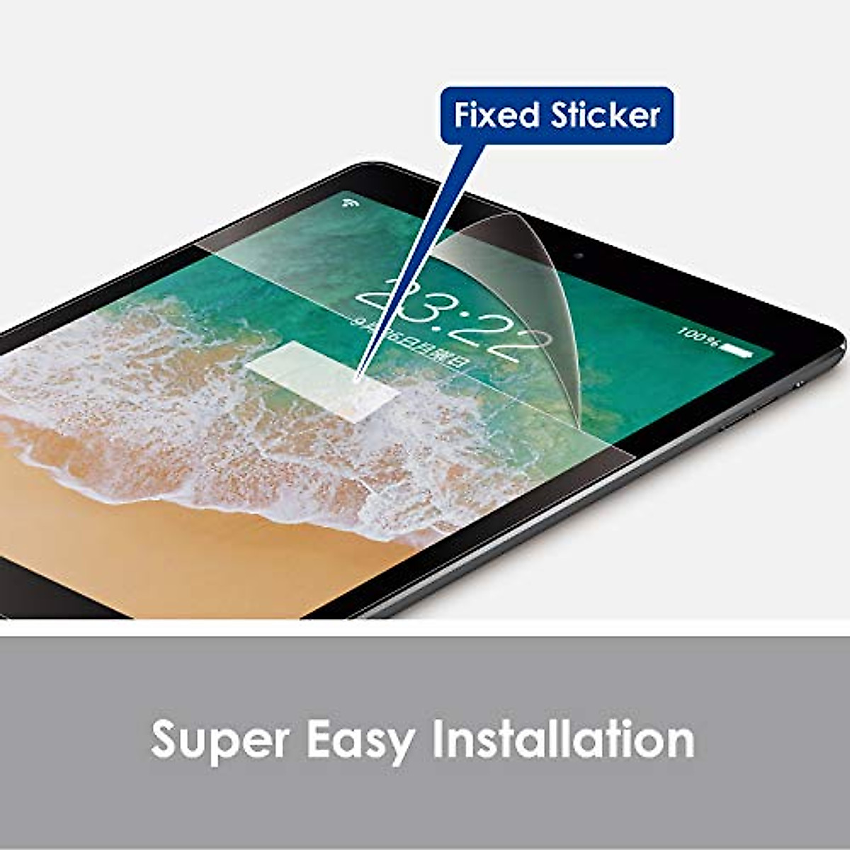 ELECOM Paper-Feel Screen Protector for iPad Pro3(11",2021)/ iPad Air4(10.9", 2020)/ iPad Pro2(11",2020)/ iPad Pro1(11",2018)Designed for Drawing, Anti-Glare Scratch-Resistant Bubble-Free (TB-APS110-W)