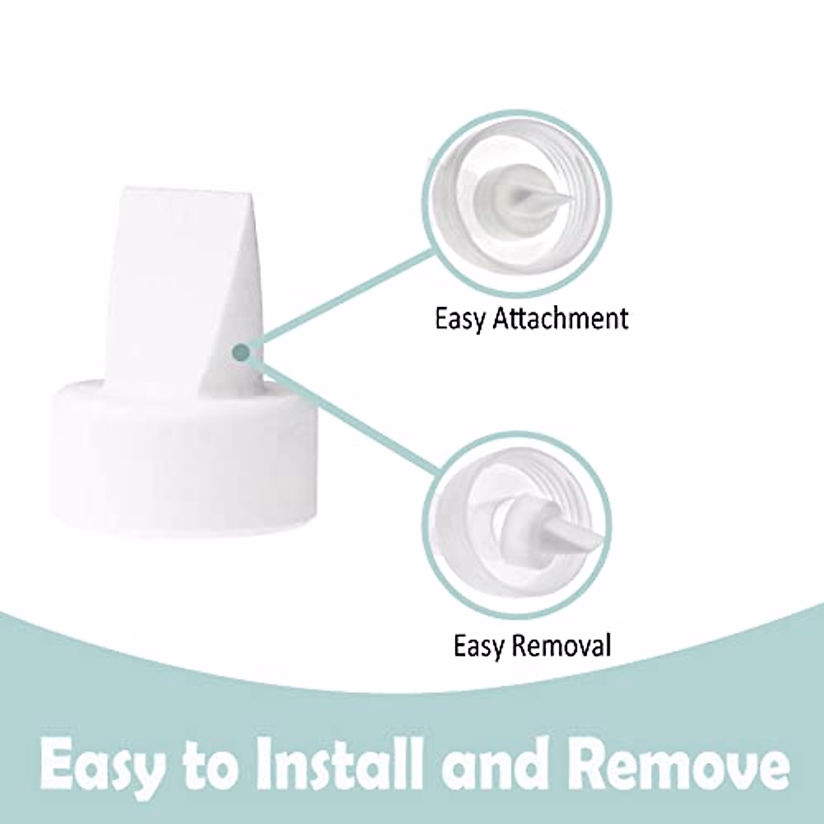 TOVVILD Pump Parts Compatible with Spectra Pump - Duckbill Valves Silicone Membrane for Spectra S1 Spectra S2 Spectra 9 Plus, Replace Backflow Protector, Not Original Spectra Pump Accessories