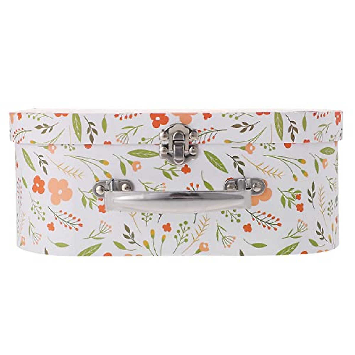 Zerodeko Paperboard Suitcases Storage Boxes Handle: Boxes with Lids Containers for Storage Organization Toy Sundry Box