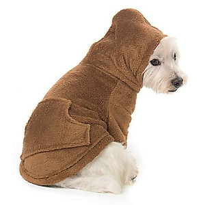 Footed Pajamas - Family Matching Chocolate Brown Hoodie One Pieces for Boys, Girls, Men, Women and Pets - Infant - XLarge (Fits 12-18mos.)