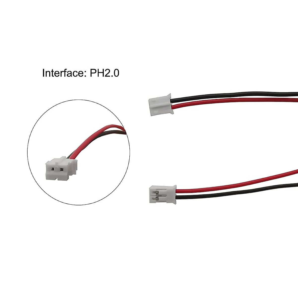 NC 6PCS for Microbit 3V AAA Battery Holder Case Cover Storage Box with ON/Off Switch PH2.0 JST Connector Male 5.5inch Cable Wire Leads for BBC Micro:bit
