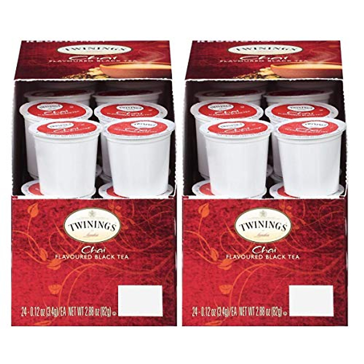 Twinings Chai Tea Keurig K-Cups, 24 Count (Pack of 2)