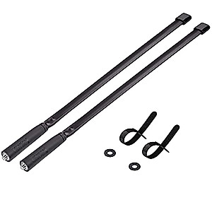 Bingfu Foldable CS Tactical SMA Female Ham Radio Antenna 2-Pack Dual Band VHF UHF 136-520MHz 18.5 inch Antenna for Kenwood Baofeng BF-F8HP UV-5R UV-82 BF-888S GT-3 Ham Two Way Radio Walkie Talkie