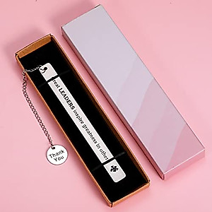 Boss Gifts for Christmas Stocking Stuffers Bookmark Leader Boss Lady Employee Appreciation Thank You Gifts for Mentor Manager Supervisor Farewell Gift for Coworker Retirement Promotion Birthday