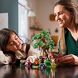 LEGO Ideas Disney Winnie The Pooh 21326 Building Set - Home Décor Collectible Gift with Piglet Minifigure and Eeyore Figure, Pooh Bear House Opens for Easy Access, Classic Display Model for Adults