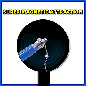 Phillips Magnetic Screwdriver Bit Set, MIKITOK(9PCS) S2 Alloy Steel Anti-Slip Long Drill Bits, 1/4 Hex Shank, Fine Tooth Design, Strong MagnetismWith Cleaning Brush for Electric Drill Bits…