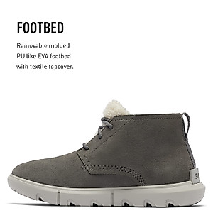 Sorel Women's Explorer II Drift Waterproof Boot - Quarry, Dove - Size 9