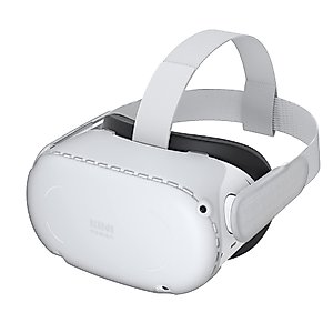 KIWI design VR Shell Protective Cover with Two Side Protective Shell, Compatible with Quest 2 Accessories (Translucent)