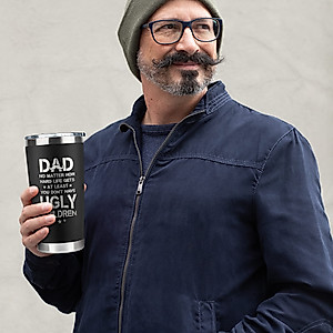 KATLADIZ Gifts for Dad from Daughter Son - Dad Gifts from Daughter - Fathers Day Presents, Happy Birthday Gifts for Dad, Dad Birthday Gift - Father Gifts, Presents for Dad - 20 Oz Tumbler