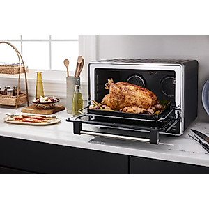 KitchenAid Dual Convection Countertop Oven with Air Fry and Temperature Probe - KCO224BM, Black Matte
