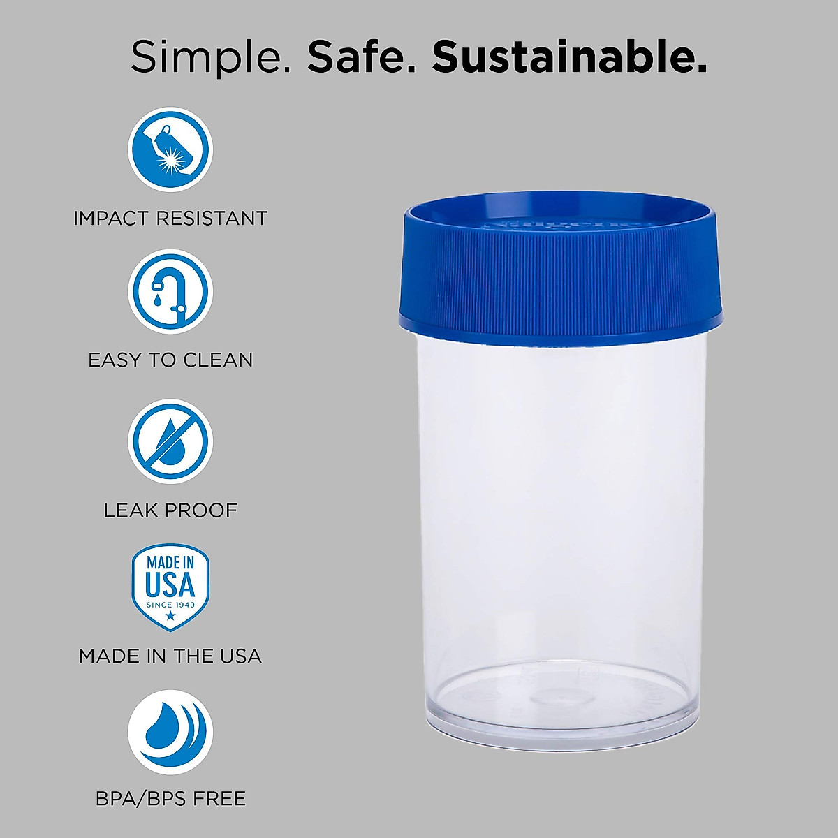 Nalgene Outdoor Storage Container, 32-Ounce, Clear
