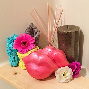 2 Pack Hot Lips Soap Molds, 3D Sexy Red Lips Kisses Collection Silicone Molds Chocolate Candy Bath Bomb Lotion Bar Mould Ice Cube Tray Cupcake Cake Baking Pan Wedding Party Supplies