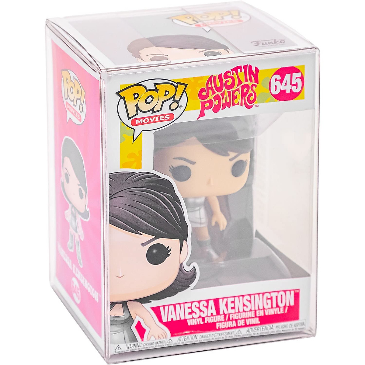 Viturio Pop Protector Case Compatible with 4 Inch Funko Pop Vinyl Figures, (20 Pack) Clear Plastic Box for Figurine Storage