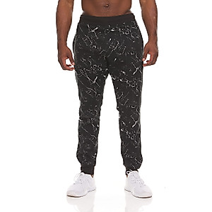 Spalding Mens Competition 2.0 Joggers, Black Marble, M