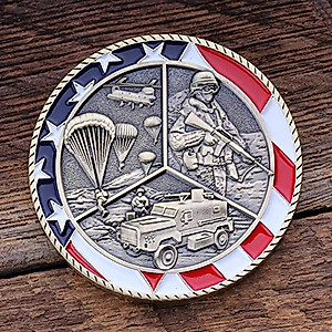 Army Retired Challenge Coin - United States Army Challenge Coin - Amazing US Army Retired Military Coin - Designed by Military Veterans!