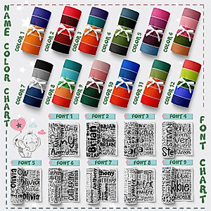 Be Burgundy Personalized Baby Blanket for Kids w/Word Art Names, 30 x 40 Inches, 12 Colors & 9 Fonts, Custom Kids Throw Blankets