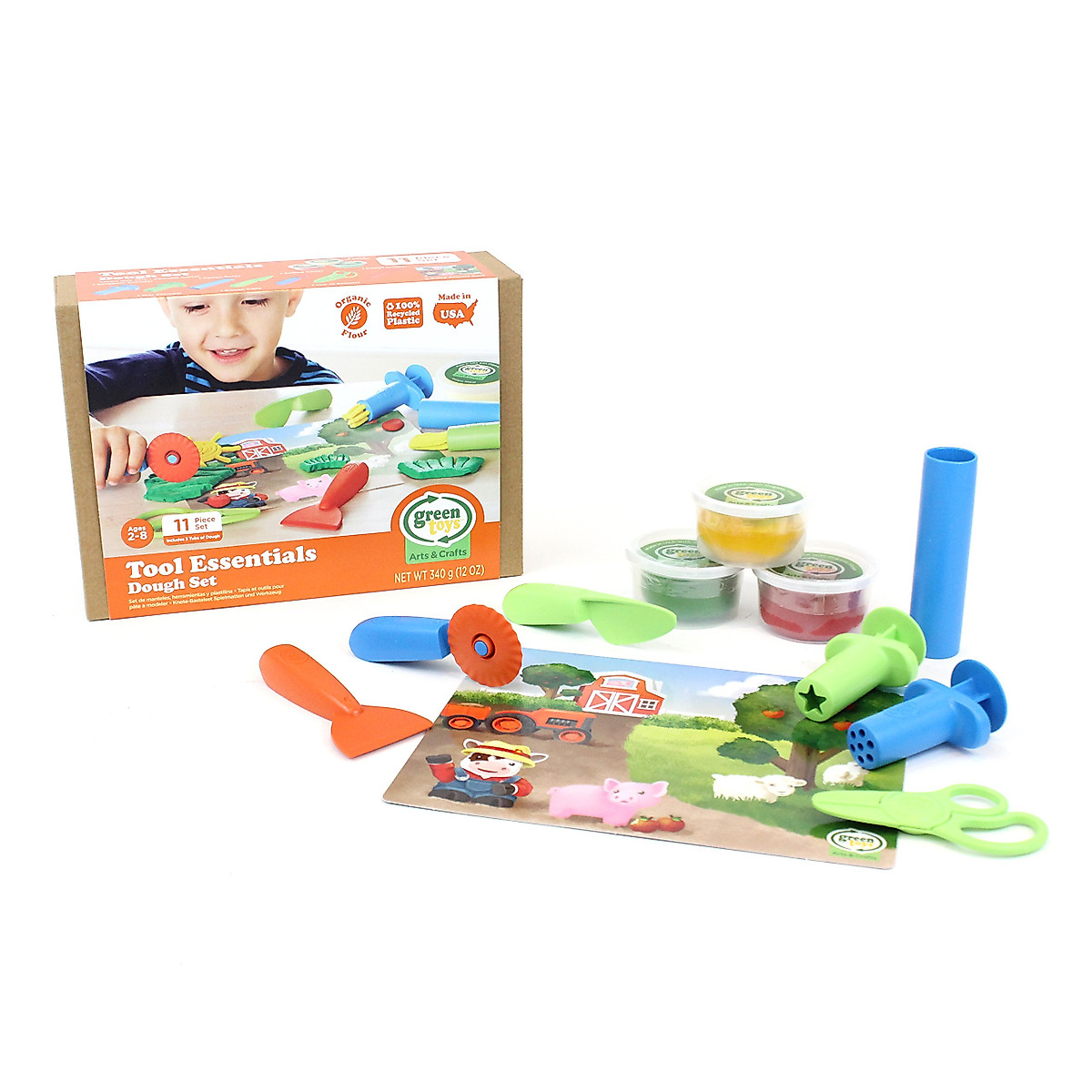 Green Toys Tool Essentials Dough Set - CB