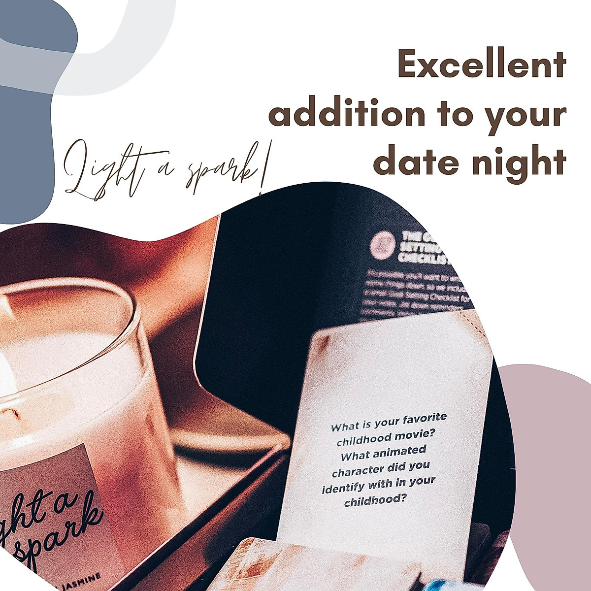 OpenMity Box of Meaningful Conversations – Conversation Starters Game for Couples – Date Night Cards Deck with 130 Question Cards