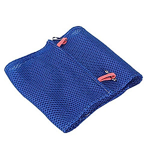 eecoo Parrot Hanging Hammock, Breathable Mesh Summer Small Pet Hammock for Hamster Bird Parakeet Small Parrot Cool Nest Hammock Bed Cage Toy (Blue)