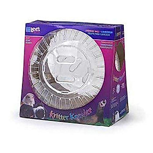 Lee's Kritter Krawler Giant Exercise Ball, 12-1/2-Inch, Clear